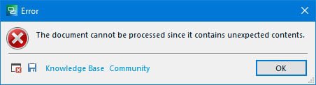 Як усунути помилку Trados Studio «The document cannot be processed ...